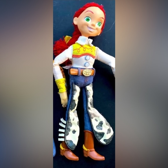 Toys | Disney Pixar Toy Story 15 Inch Pull String Jessie Doll Thinkway ...